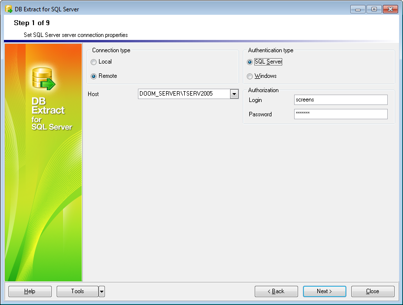 Online Documentation For Db Extract For Sql Server Sqlmanager